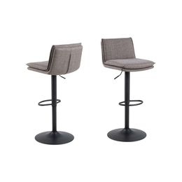 ebuy24 Barhocker Flynn Braun 2er Set | Gr.: onesize