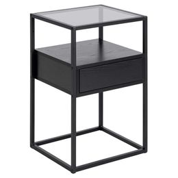 ebuy24 Nachttisch Randolf Grau 40 x 35 cm | Gr.: onesize