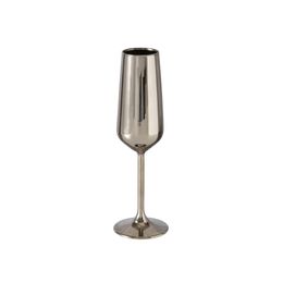 Boltze Sektglas "Adora" in Silber - (H)22,5 cm | Gr.: onesize