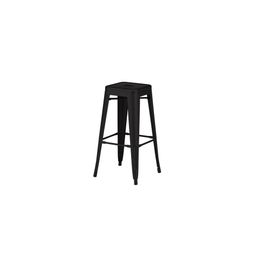 ebuy24 Barhocker Tempe Schwarz 4er Set | Gr.: onesize