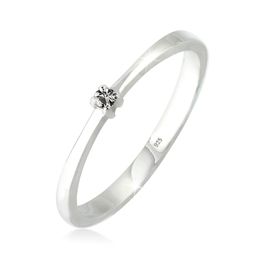 Elli Ring 925 Sterling Silber in Grau | Gr.: 52