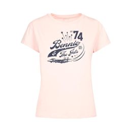 F4NT4STIC Ladies Box Tee Elton John Bennie And The Jets in pink | Gr.: XS
