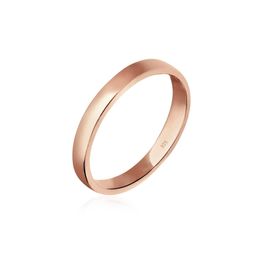 Elli Ring 925 Sterling Silber Ehering in Rosegold | Gr.: 52