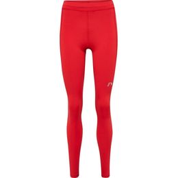 Newline Verstellbare Taille Leggings Reflektierend Logo Women's Core Damen in TANGO RED | Gr.: M