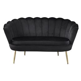 Salesfever Muschelsofa aus Samt