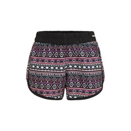 Lascana Badeshorts in schwarz-bunt | Gr.: 42