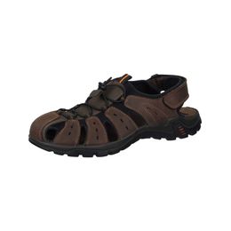 Manitu Komfort-Sandalen, Komfort-Slipper in braun | Gr.: 45