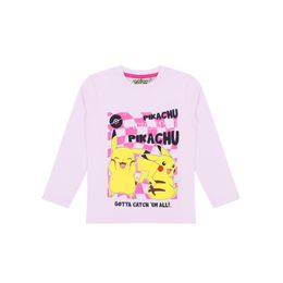 Pok&eacute;mon Pok&eacute;mon Pokemon Langarmshirt Pullover M&auml;dchen Pikachu in rosa | Gr.: 134