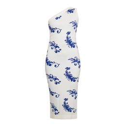 ebeeza Damen Kleid in WOLLWEISS BLAU | Gr.: M