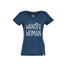 Gipfelglück Baumwoll-Tshirt CARLOTTA in Insignia Blue | Gr.: 46