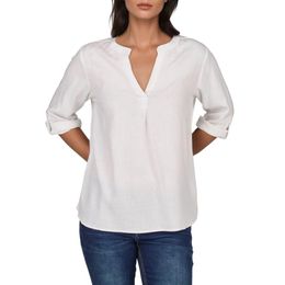 DENIMFY Bluse DFSara in Wei&szlig; | Gr.: XXL