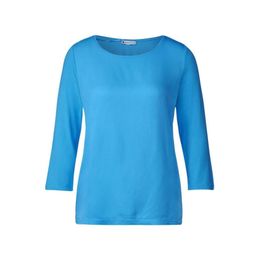 Street One Langarmshirt in splash blue | Gr.: 40