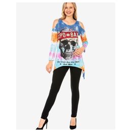 Cipo & Baxx Cipo & Baxx Sweatshirts LONG SLEEVE T-SHIRT in BLUE | Gr.: M