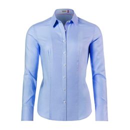 Vincenzo Boretti Bluse leicht tailliert in hellblau | Gr.: 40