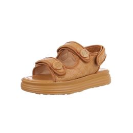 Ital-Design Sandale & Sandalette in Camel | Gr.: 38
