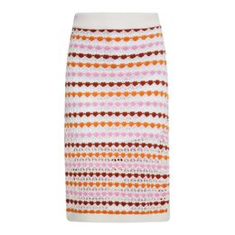 ebeeza Damen Rock in ORANGE MEHRFARBIG | Gr.: S