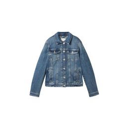 Tom Tailor Jeansjacke in used dark stone blue denim | Gr.: L