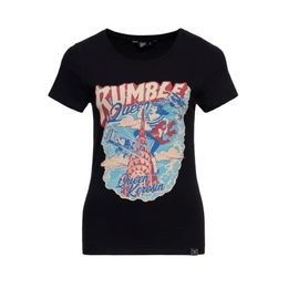 Queen Kerosin T-Shirt Rumble Queen in schwarz | Gr.: S