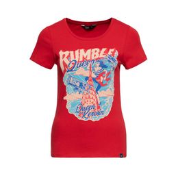 Queen Kerosin T-Shirt Rumble Queen in rot | Gr.: S