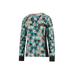 Shimano Long Sleeve Jersey Woman's SAIKO in Black/Green | Gr.: XXL