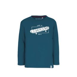 Band of Rascals Longsleeves " Skateboard " in petrol | Gr.: 164