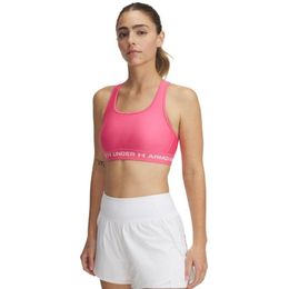 Under Armour Sport-BH "Crossback Mid Bra" in Pink | Gr.: XS