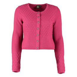 OS-Trachten Strickjacke Swoyar in Himbeere | Gr.: 40