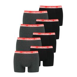 Boxershorts Head Basic Boxer 8P in 011 - Grey / Red | Gr.: L