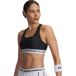 Under Armour Sport-BH "Crossback Mid Bra" in Schwarz | Gr.: L