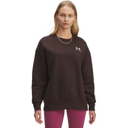 Under Armour Fleecejacke/Fleecepullover "Icon Fleece Os Crew" in Braun | Gr.: XS