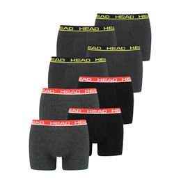 Boxershorts Head Basic Boxer 8P in Phantom Lime/Grey Red | Gr.: XL