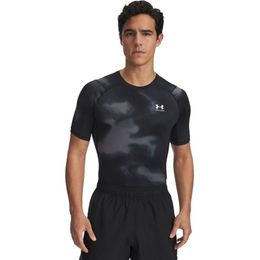 Under Armour Sportshirt "Heatgear Armour Printed T-Shirt" in Schwarz | Gr.: S