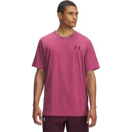 Under Armour Sportshirt "Sportstyle Lc T-Shirt" in Rot | Gr.: XL