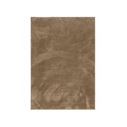 Pergamon Kinderteppich Super Soft Hochflor Silky Kids in Taupe | Gr.: 80 x 150 cm