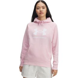Under Armour Hoodie "Rival Fleece Big Logo Hd" in Pink | Gr.: M