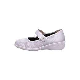 SOLIDUS Komfort Slipper in Silber | Gr.: 37