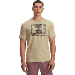 Under Armour Sportshirt "ABC Camo Boxed Logo T-Shirt" in Braun | Gr.: L