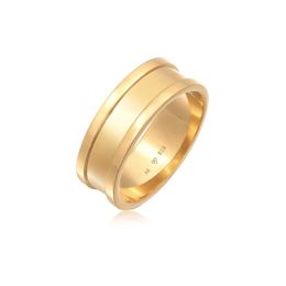 Kuzzoi Ring 925 Sterling Silber in Gold | Gr.: 60