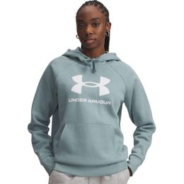 Under Armour Hoodie "Rival Fleece Big Logo Hd" in Grün | Gr.: L