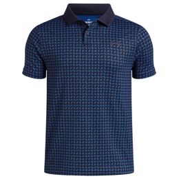 Under Armour Polo "Matchplay Printed Poloshirt" in Blau | Gr.: L