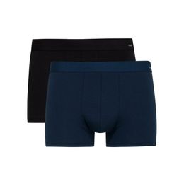 Calida Boxershort 2er Pack in Schwarz/Dunkelblau | Gr.: M
