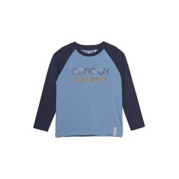 EN FANT enfant Longsleeve in Hellblau/ Dunkelblau | Gr.: 128