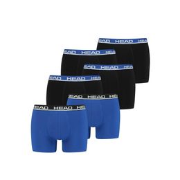 Boxershorts Head Basic Boxer 6P in Blue Black/Black Blue | Gr.: L