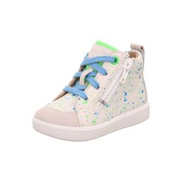 Superfit Sneaker High SUPIES in Wei&szlig;/Hellblau | Gr.: 20