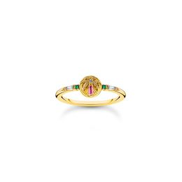 Thomas Sabo Ring Mit Sonnenstrahlen in gold, bunt | Gr.: 58