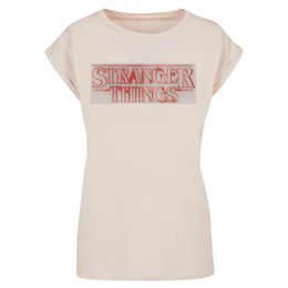 F4NT4STIC T-Shirt Stranger Things Glow Logo in Whitesand | Gr.: M
