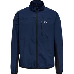 Newline Rei&szlig;verschluss Jacke Reflektierend Logo Kids Core Kinder in BLACK IRIS | Gr.: 140