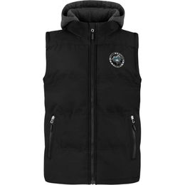 Normani Outdoor Sports Kinder Weste Skien in Schwarz | Gr.: 110/116
