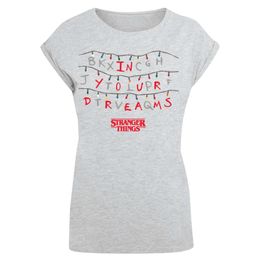 F4NT4STIC T-Shirt Stranger Things In Your Dreams in grau meliert | Gr.: S