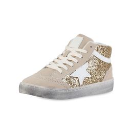 VAN HILL Sneaker High Emma in Gold | Gr.: 38